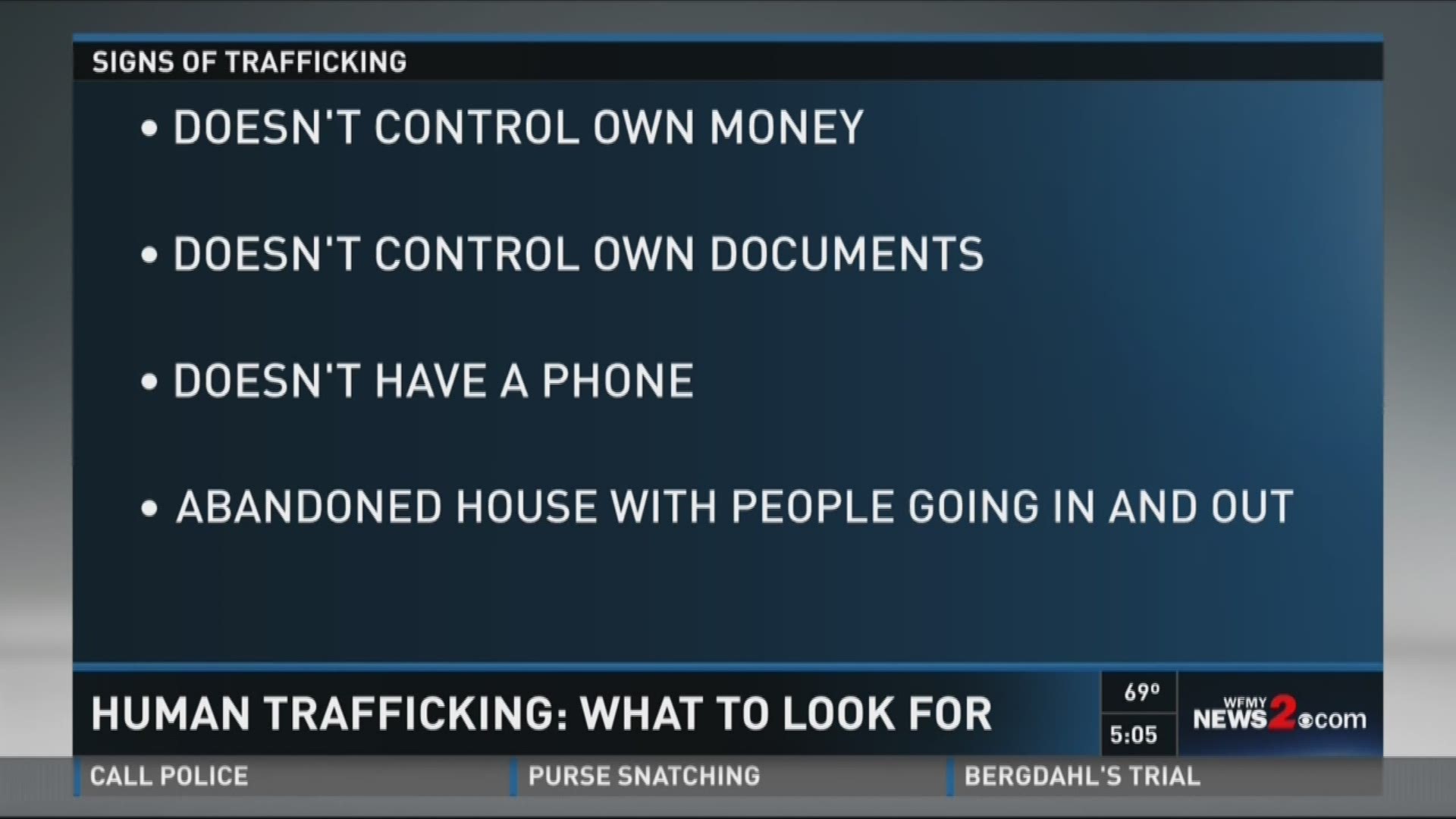 What To Look For: Signs Of Human Trafficking | wfmynews2.com