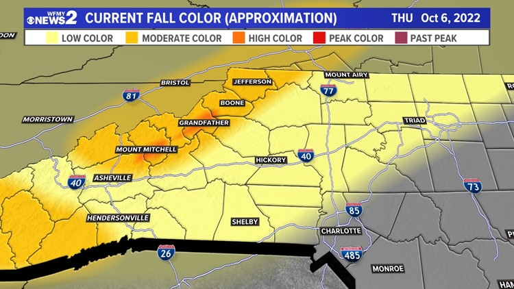 When will the leaves change? North Carolina Fall Color Guide ...