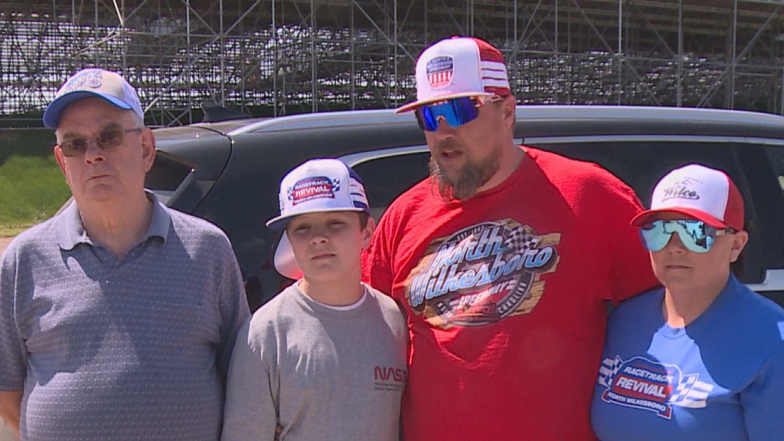 North Wilkesboro Speedway open house shows the progress of the track ...