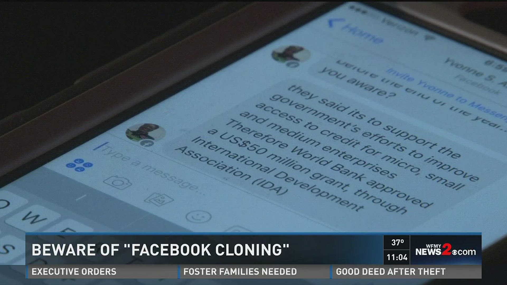 Beware Of 'Facebook Cloning' | wfmynews2.com