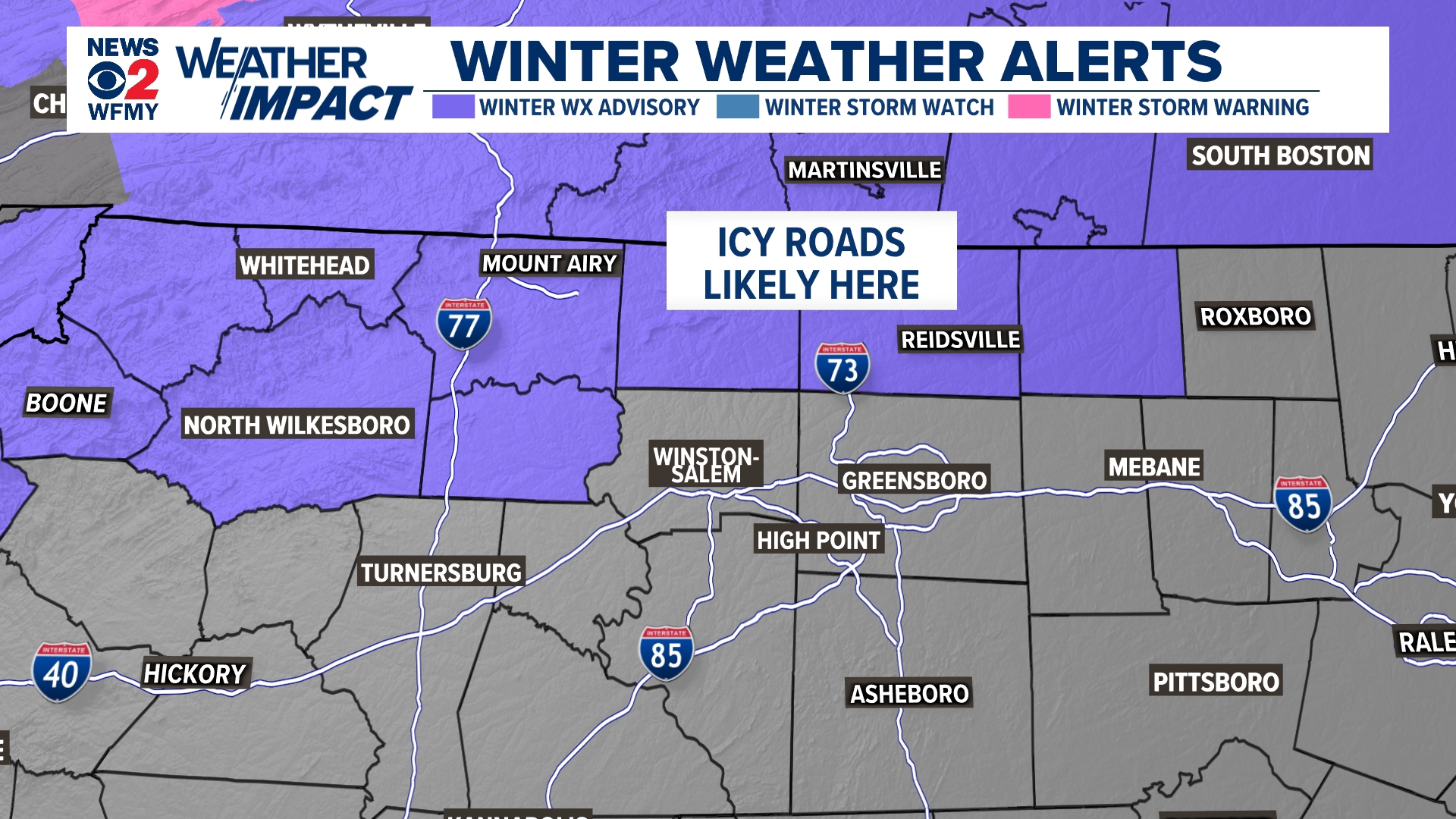 Prepare for more icy roads Tuesday morning in parts of North Carolina ...