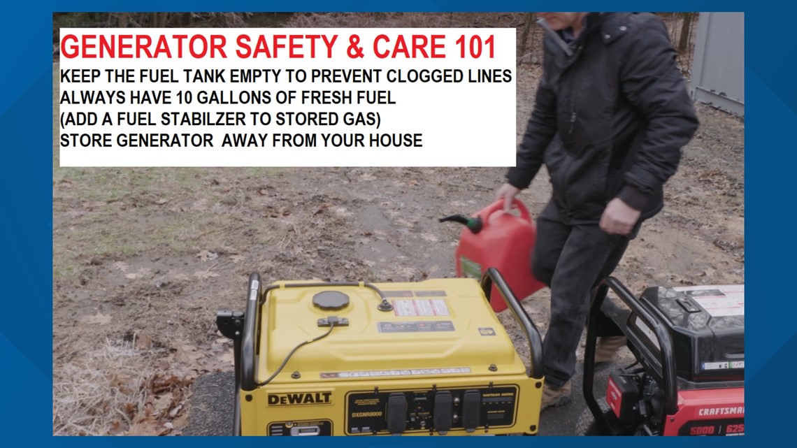 Generator Safety & Care: Why your generator should be empty | wfmynews2.com