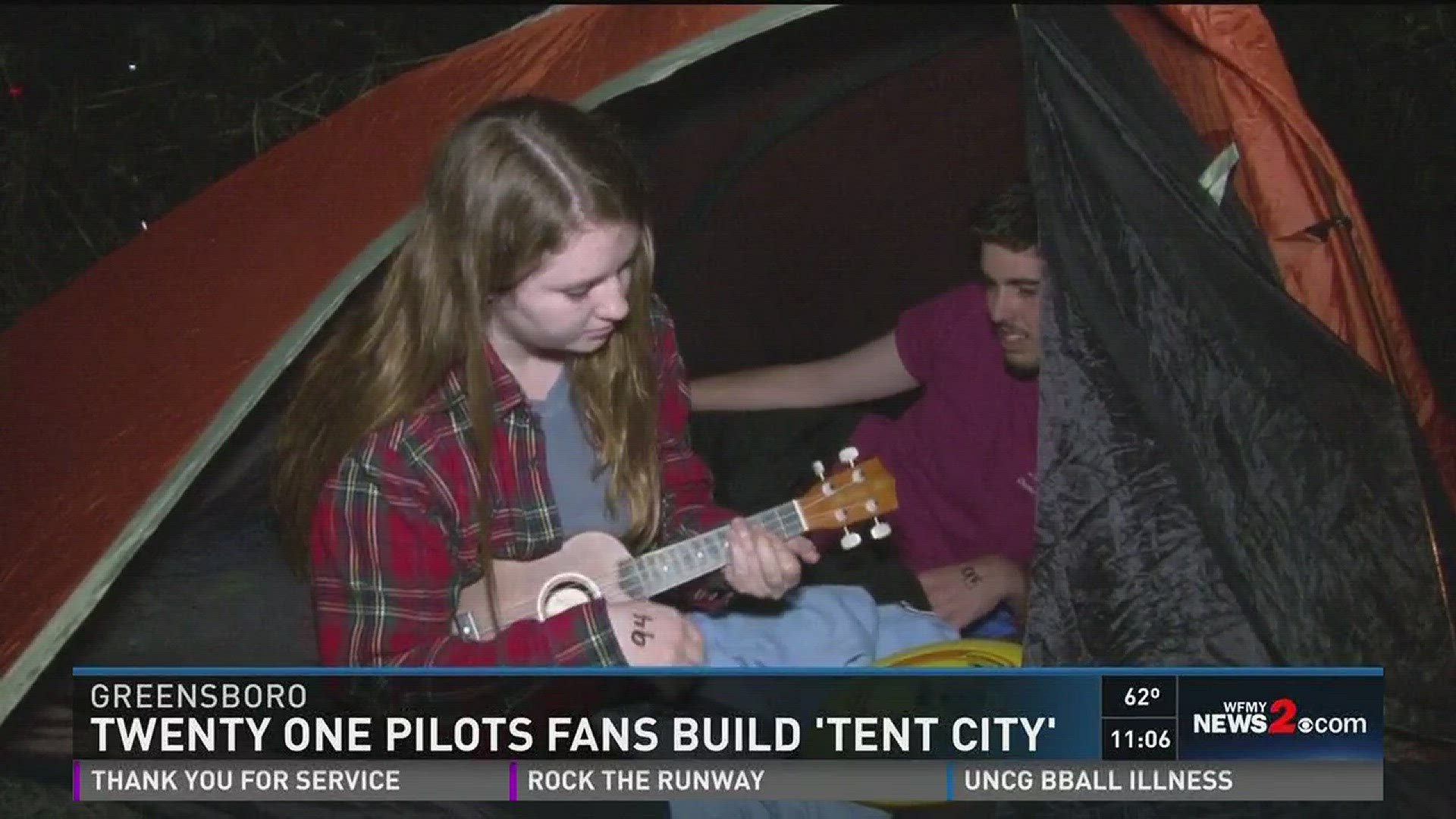 A Look Inside Twenty One Pilots Fans' Tent City In Greensboro ...
