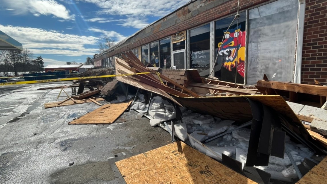 Gas station collapse in Winston-Salem | wfmynews2.com