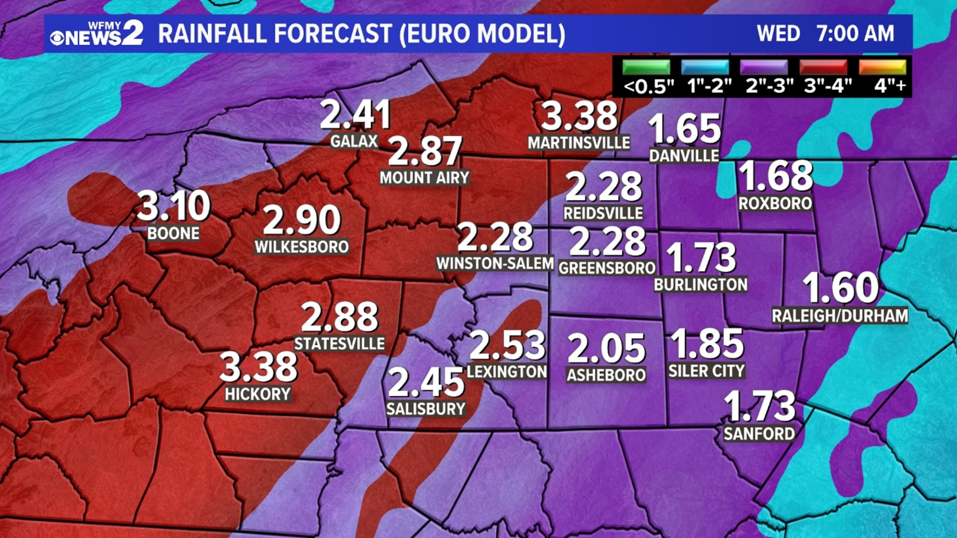 High winds, flooding, and severe storms possible Tuesday | wfmynews2.com