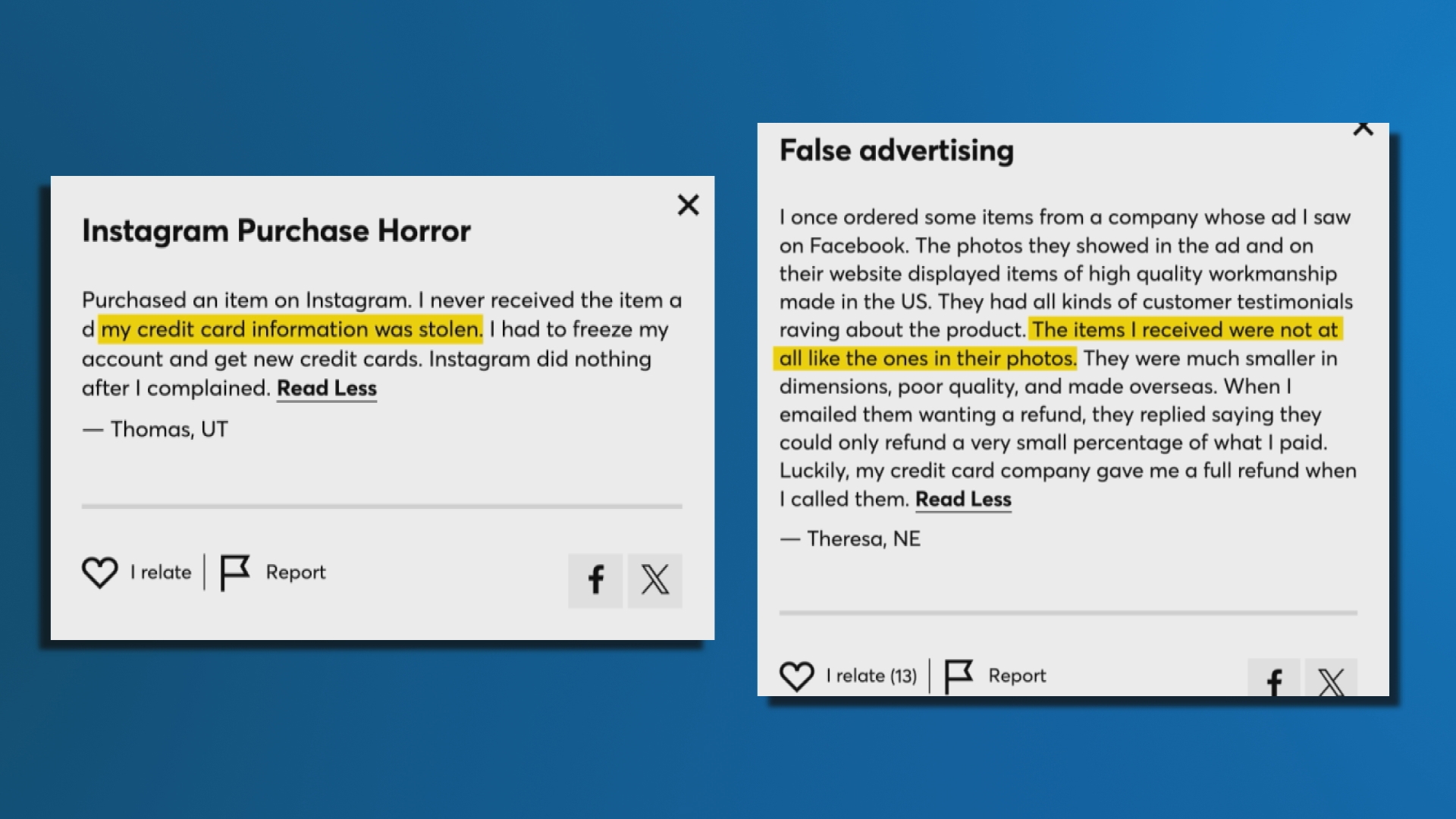Watch out for social media ad scams | Consumer Reports | wfmynews2.com