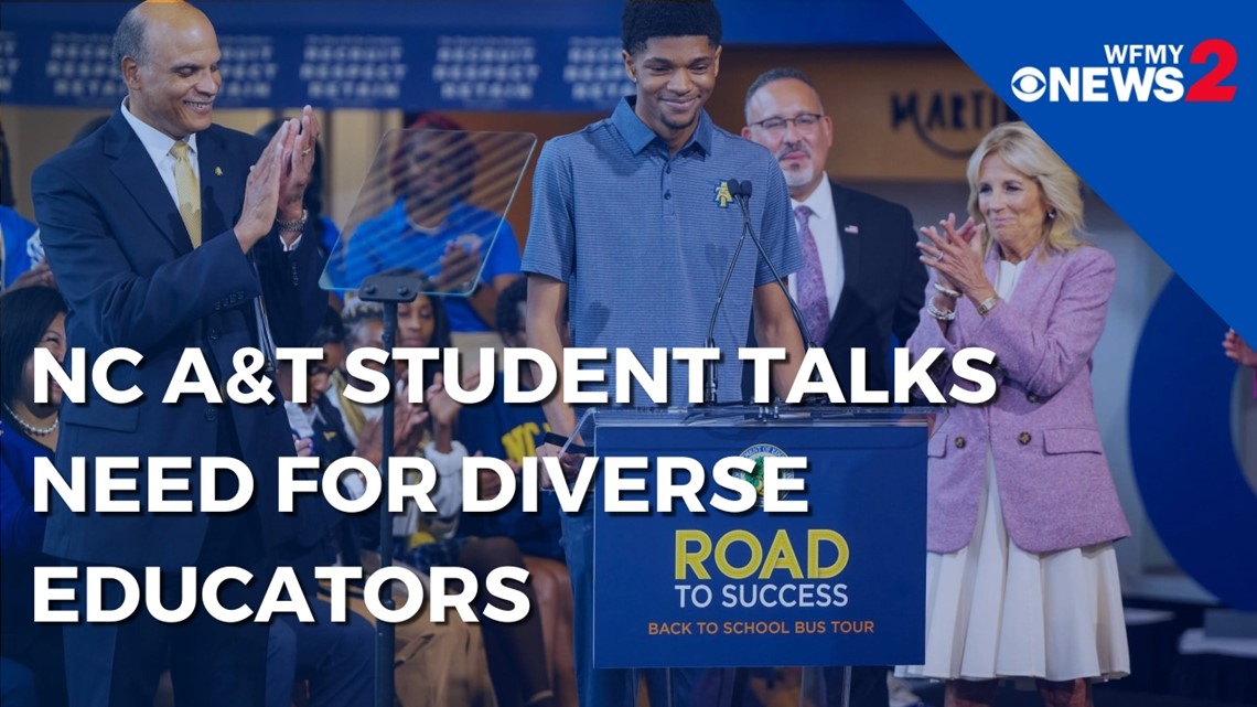 First lady visits NC A&T, student discusses need for diversity ...