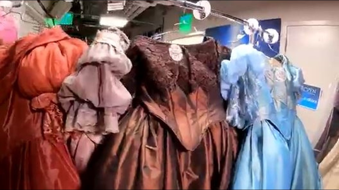 A look at the costumes for "Frozen" | wfmynews2.com