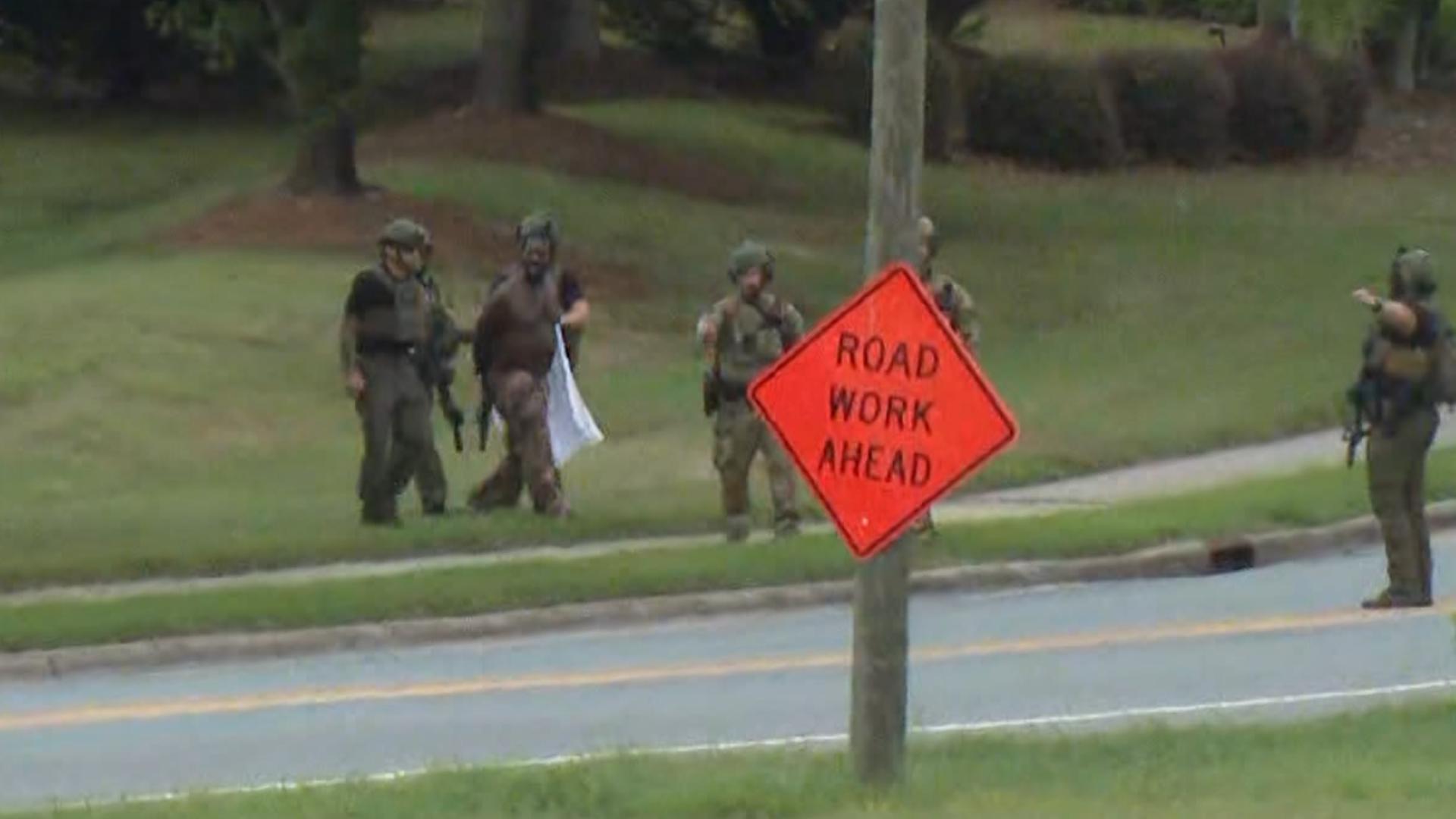 RAW: SWAT team bring person into custody after Winston-Salem reported ...