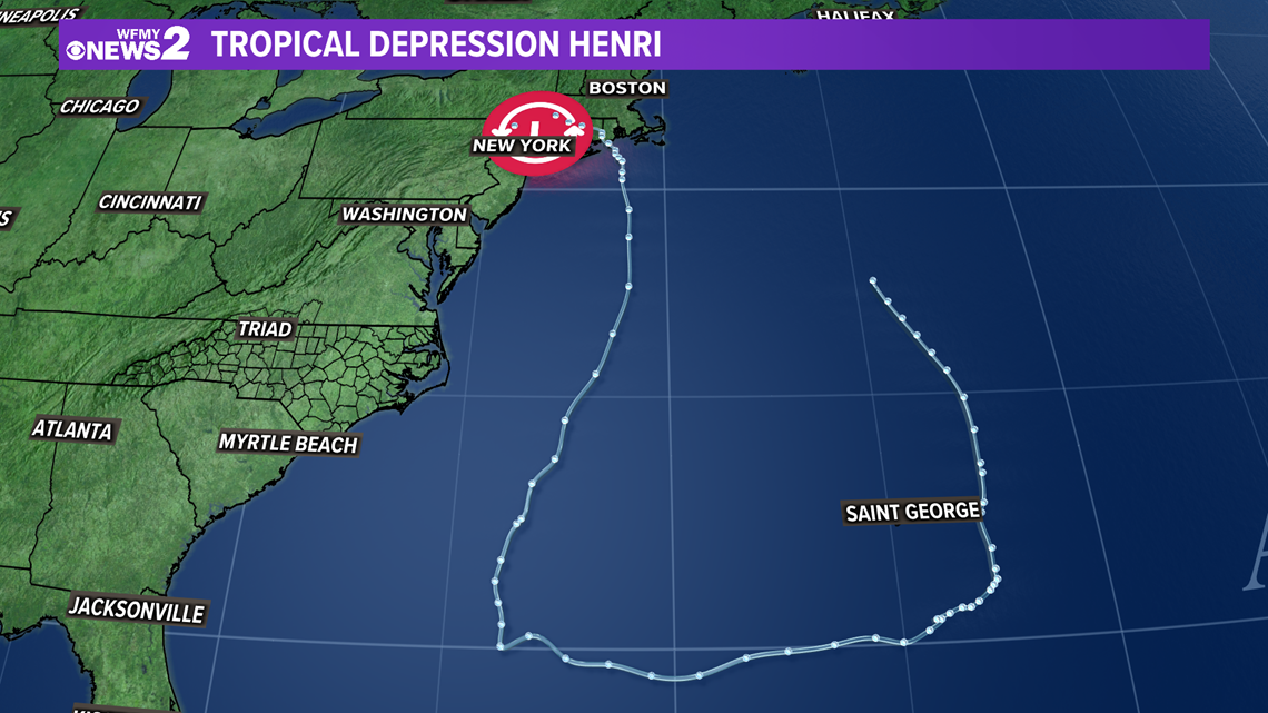 Tropical Storm Henri makes landfall in Rhode Island Sunday | wfmynews2.com