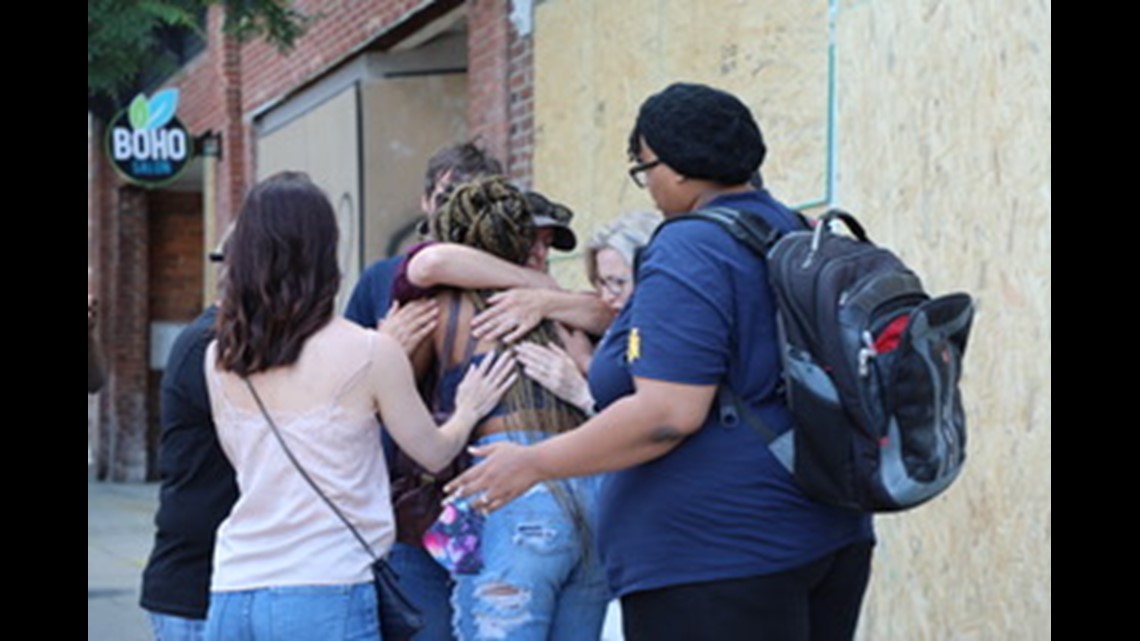 High school student captures raw emotion at protest | wfmynews2.com