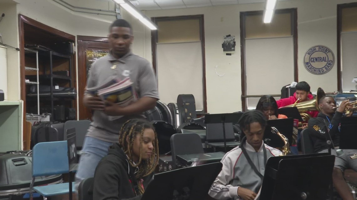 High Point Central High School band gets boost of pride | wfmynews2.com