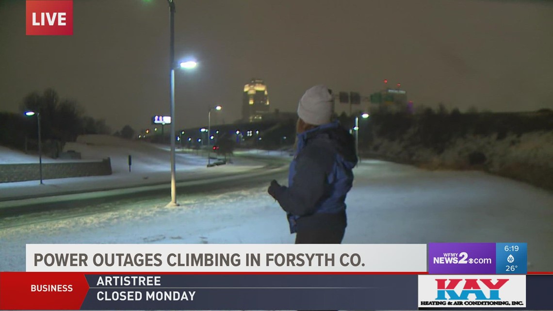 Jenna Kurzyna Talks Forsyth Co. Power Outages | wfmynews2.com