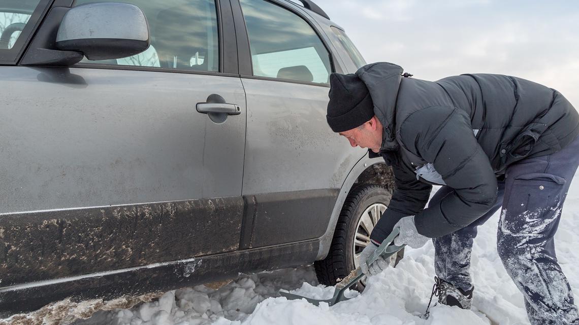 Winter Storm: The easiest way to get your car out of the snow ...
