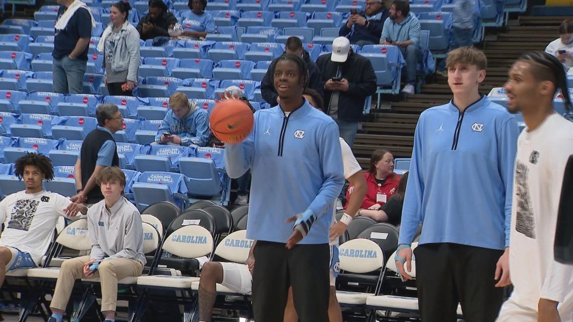 UNC freshman Caleb Wilson out for season after breaking right thumb in ...