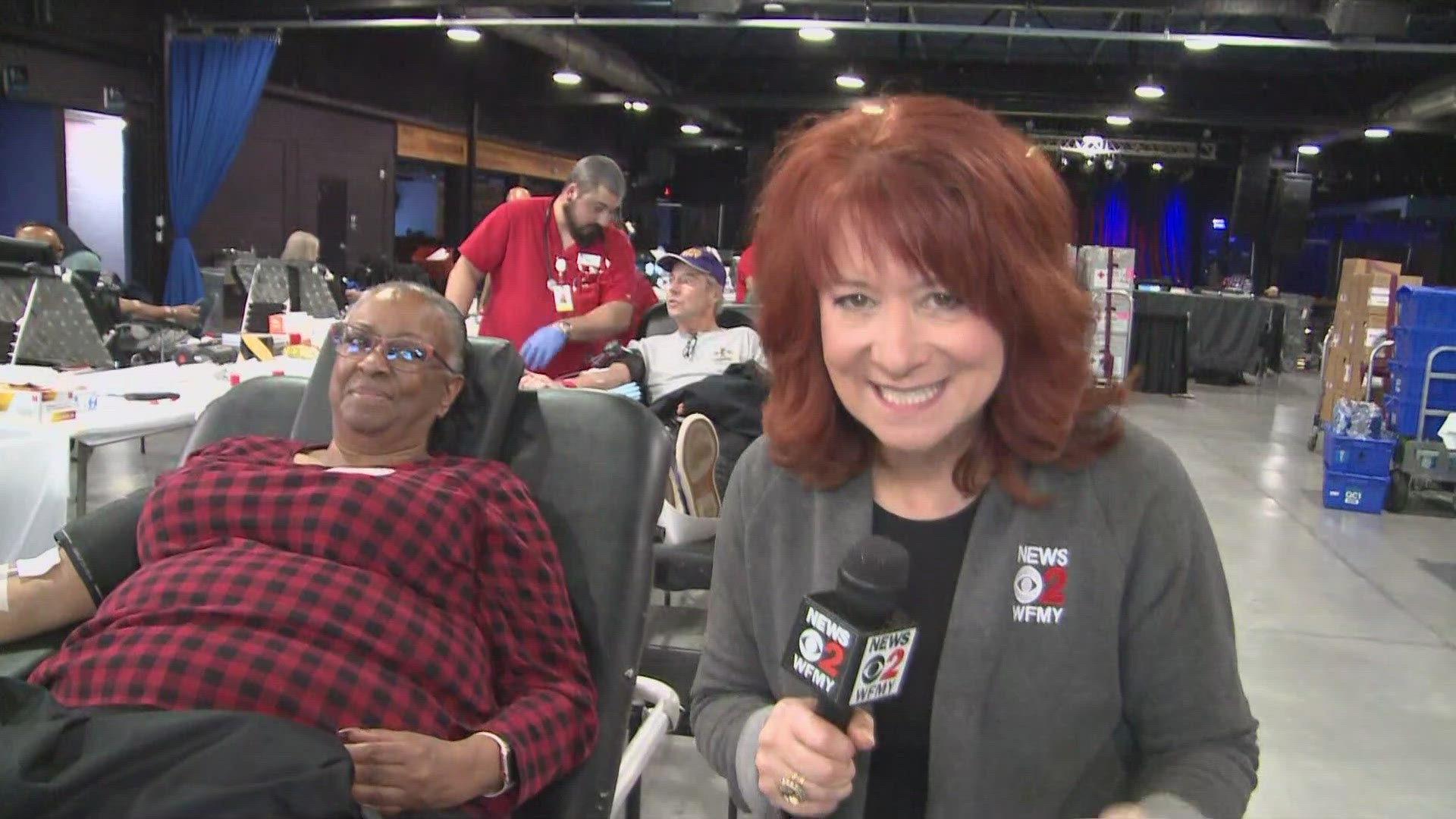 Tanya Rivera interviews two dedicated blood donors | wfmynews2.com