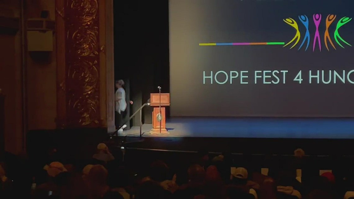 Lauren Coleman kicks off the 4th annual Hope Fest 4 Hunger | wfmynews2.com