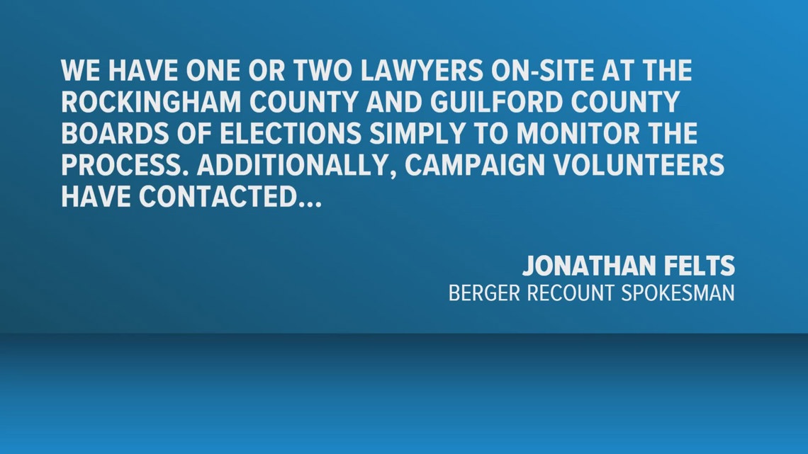 Phil Berger campaign releases statement about alleged voter ...
