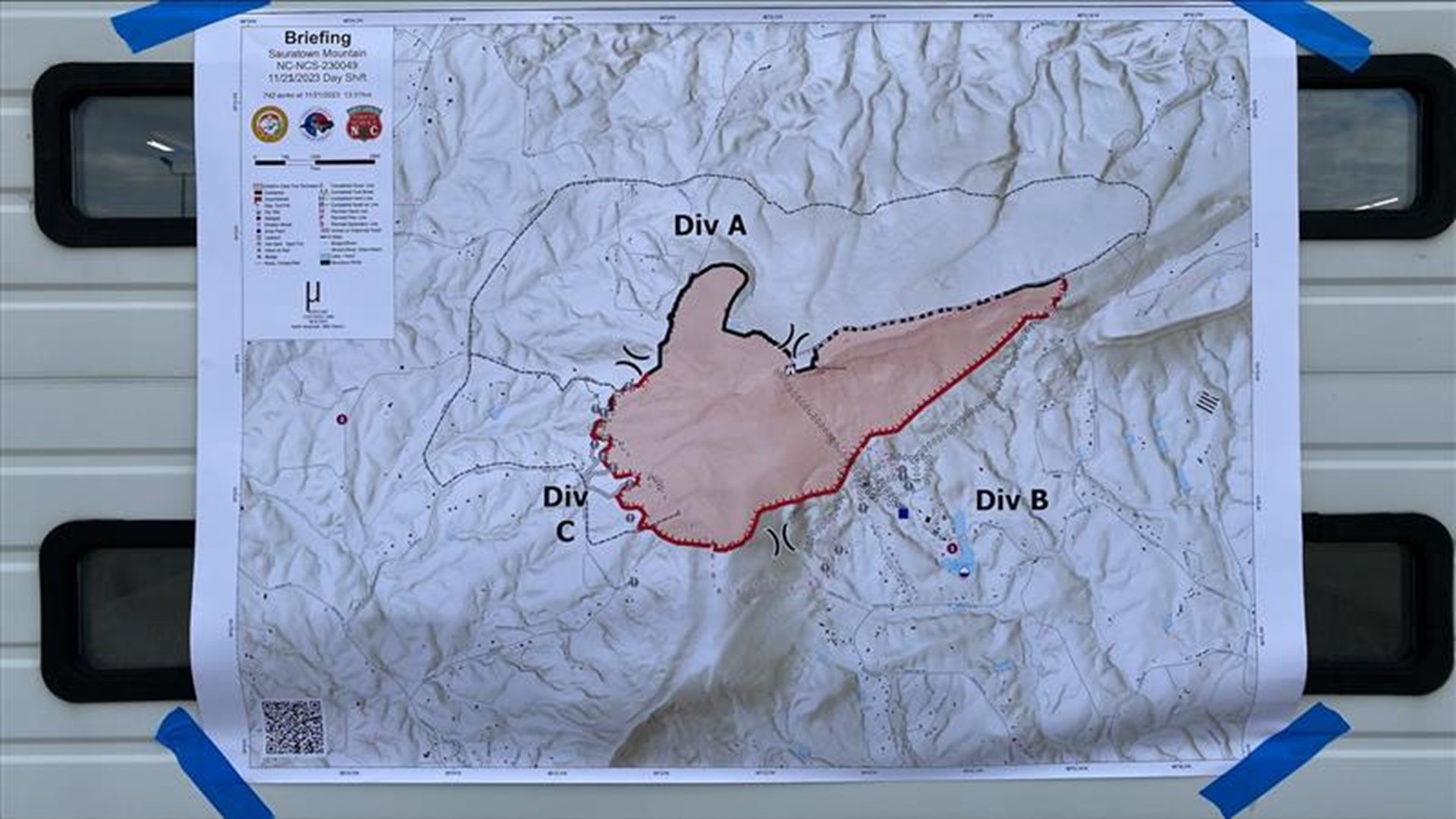 Sauratown Mountain fire map, updates, latest conditions | wfmynews2.com