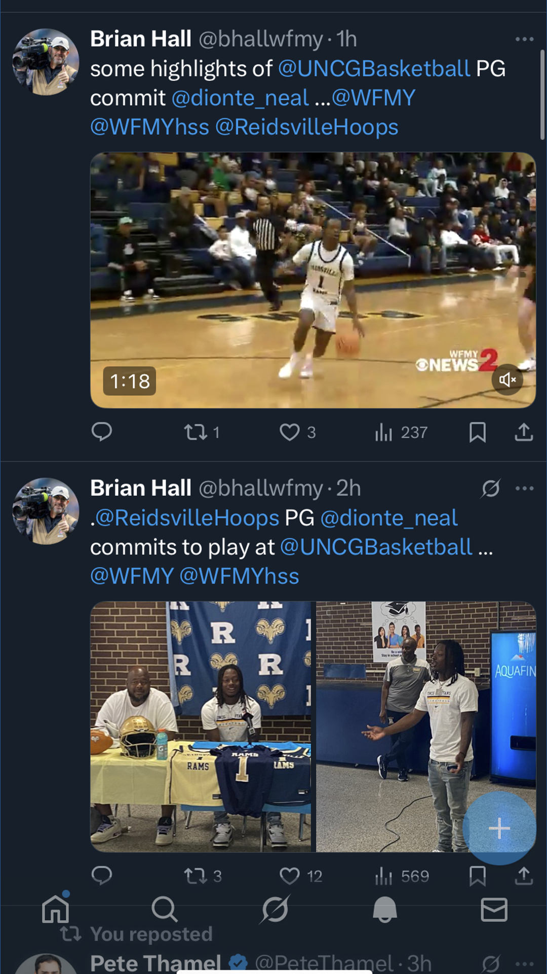 Dionte Neal commits to UNC Greensboro for basketball | wfmynews2.com