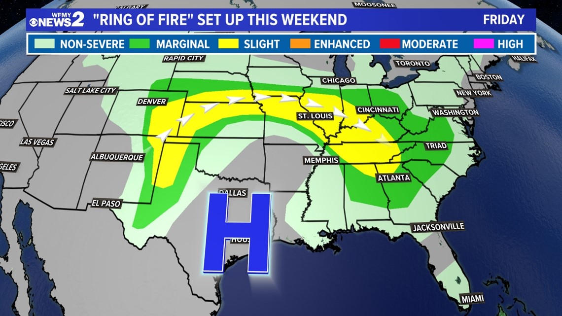 Ring of Fire Weather Pattern; Storm Chances, Hot Temperatures ...