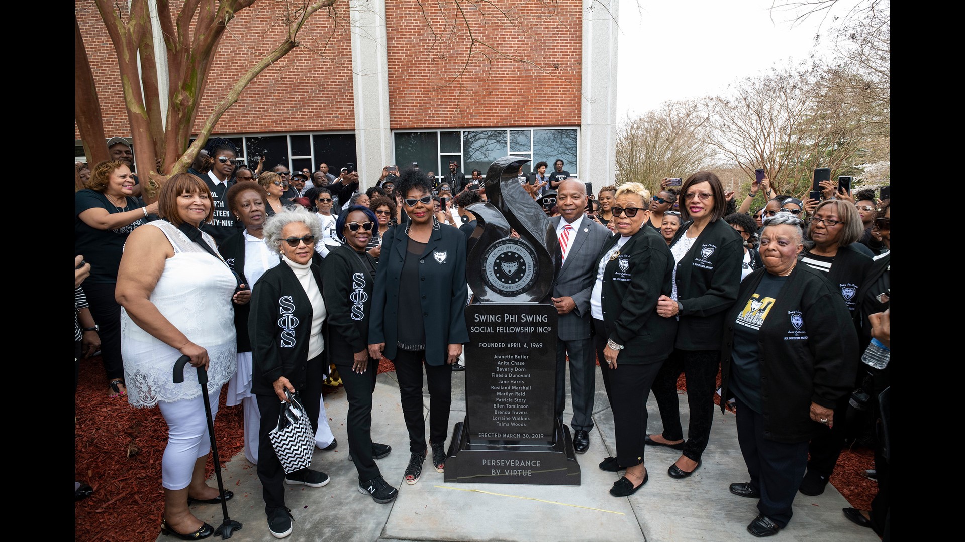 Swing Phi Swing Celebrates 50 Years With Monument Dedication At WSSU ...