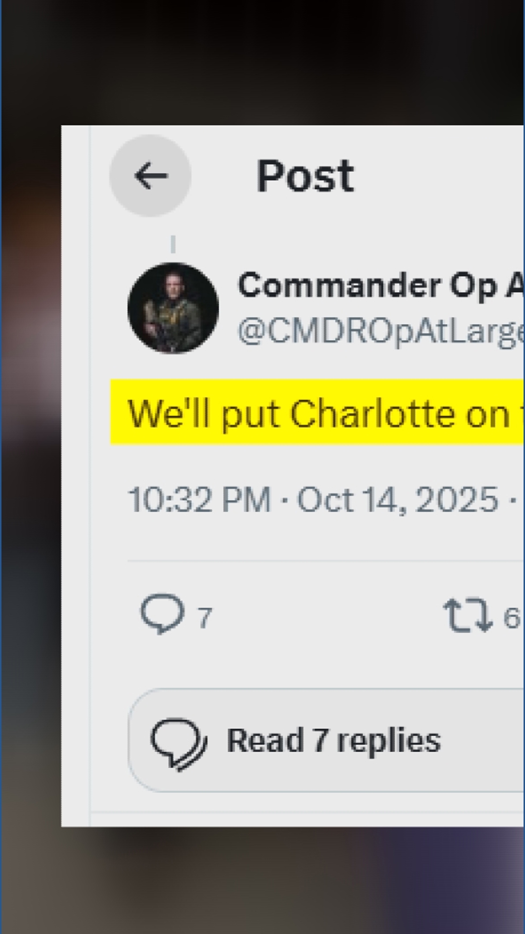 Does the border patrol operation in Charlotte have Triad connections ...