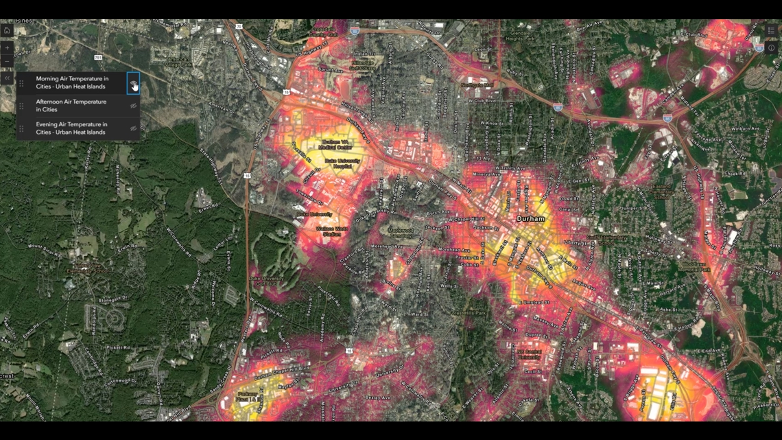 Urban heat Islands: Cities stay hotter than rural areas | wfmynews2.com