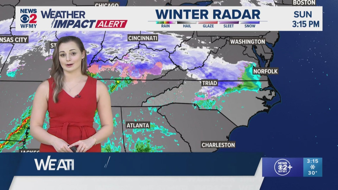 WFMY News 2 | Claire Fry gives winter weather update | wfmynews2.com