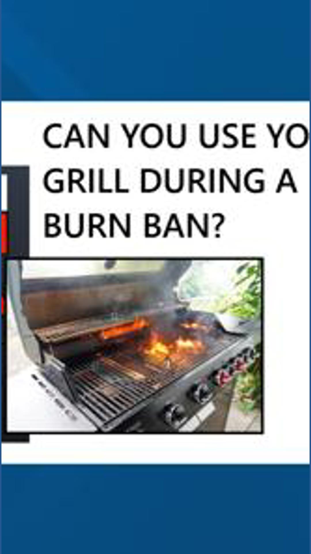 Are you allowed to use your grill during the statewide burn ban in NC ...