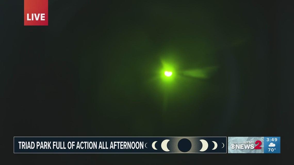 Check out the solar eclipse through welder's glass! | wfmynews2.com