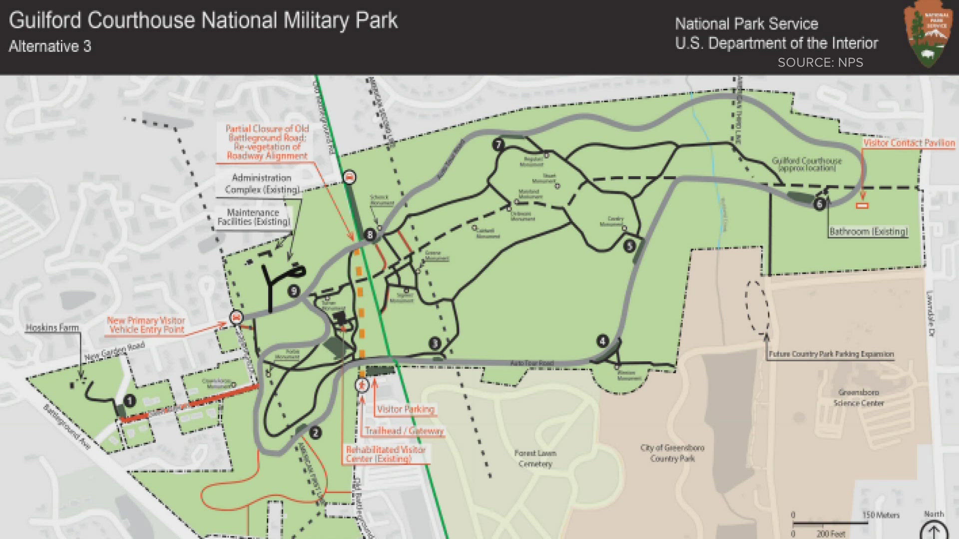 Proposed plan for Guilford Courthouse National Military Park: NPS ...