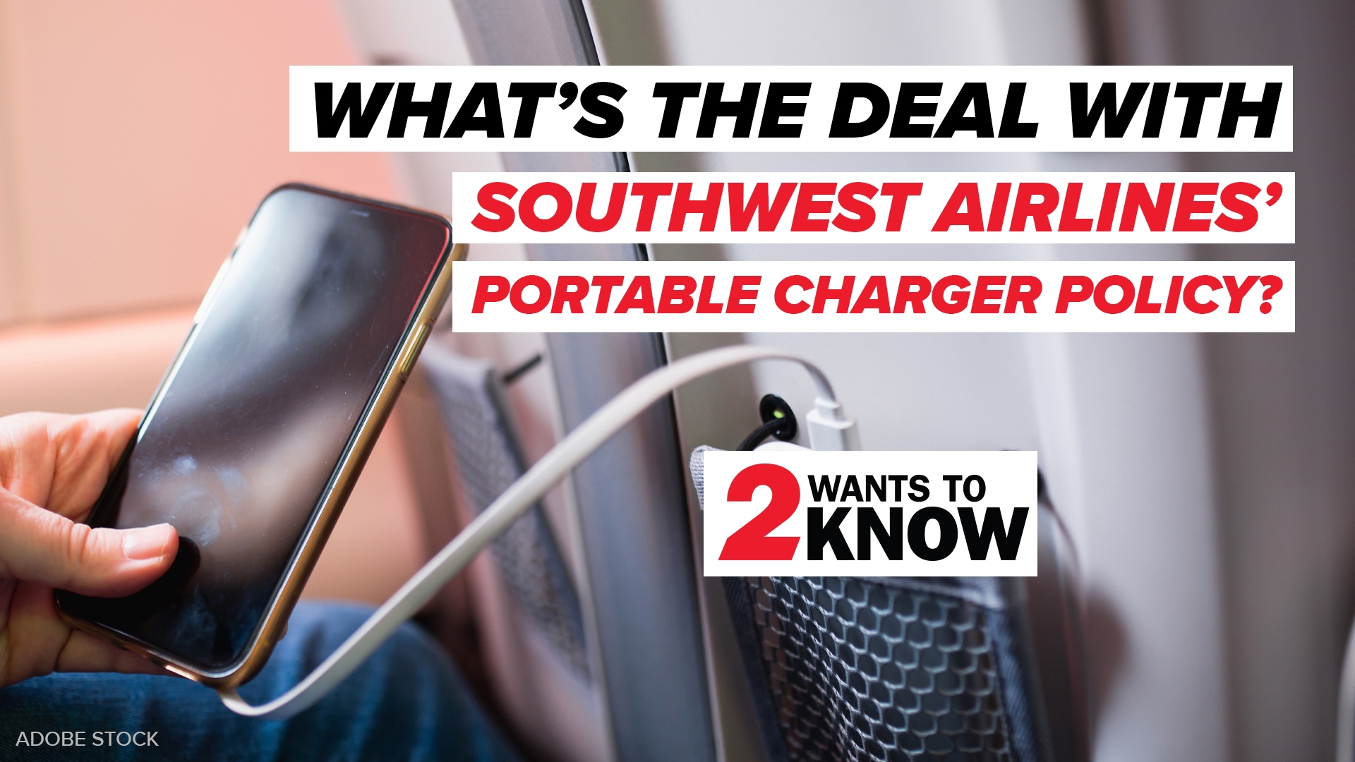 What's the deal with Southwest Airlines' portable charger policy? | 2 ...