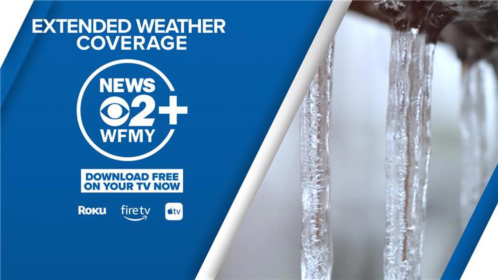 Wintry mix, freezing rain weather alert | LIVE BLOG | wfmynews2.com