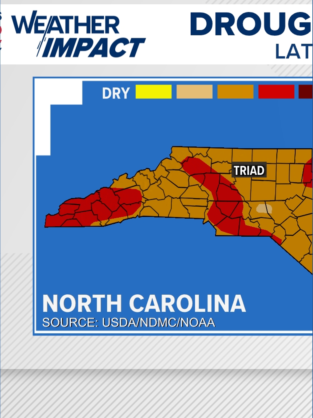North Carolina drought conditions are getting worse, with no rain in ...