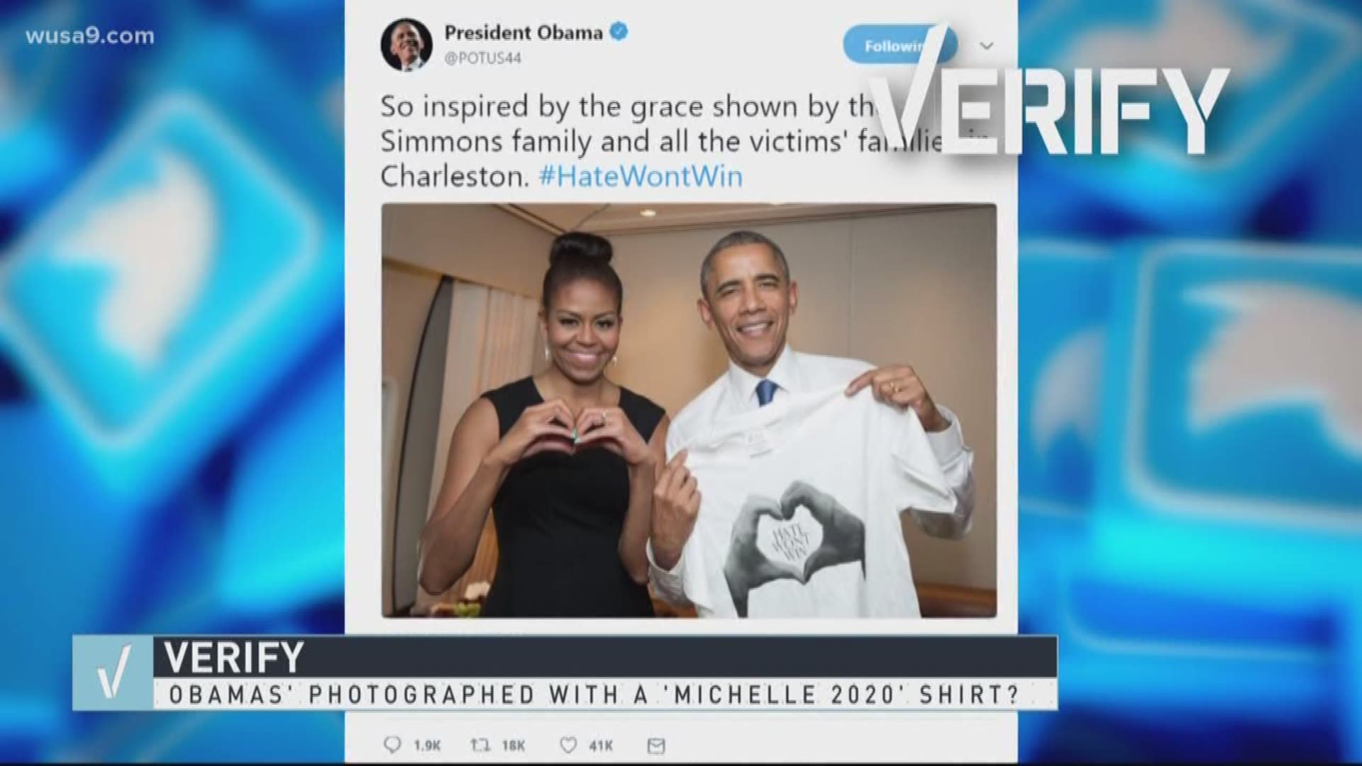 VERIFY: Were The Obamas' Photographed With A 'Michelle 2020' Shirt ...