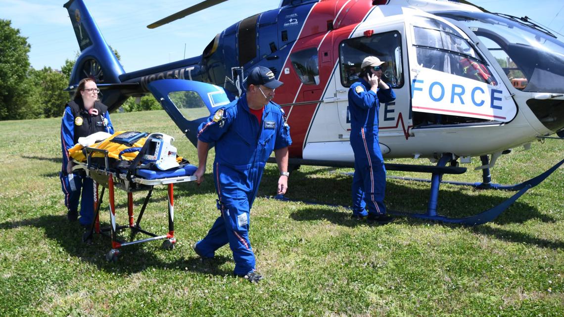 Injured police K-9 flown for emergency veterinary care in historic ...